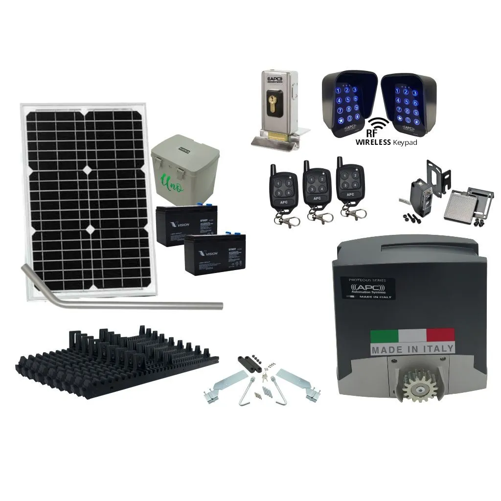 Sliding Gate Opener Kits with Secure Gate Access Control