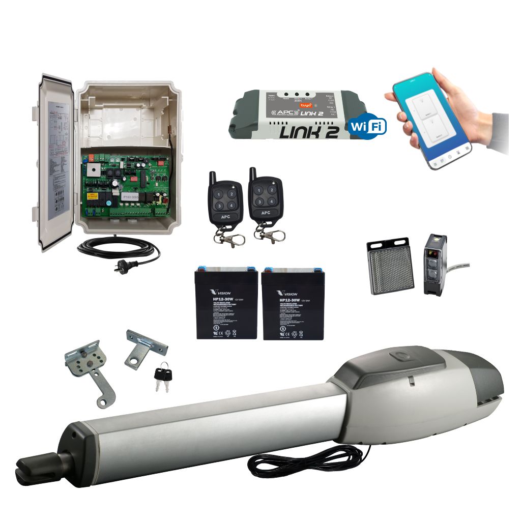 WIFI Smart Gate Automation Kits | Single Swing Driveway Smart Secure Access