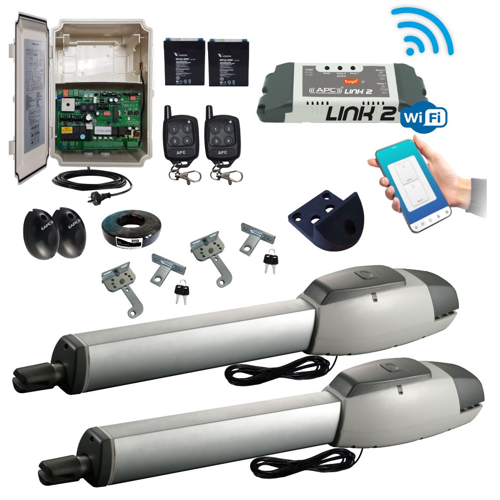 WIFI Smart Gate Automation Kits | Double Swing Driveway Smart Secure Access