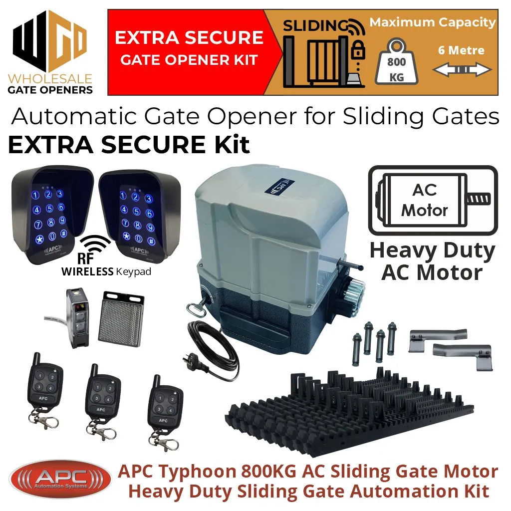 Sliding Gate Automation Extra Secure Kit With Spring Limits using ...