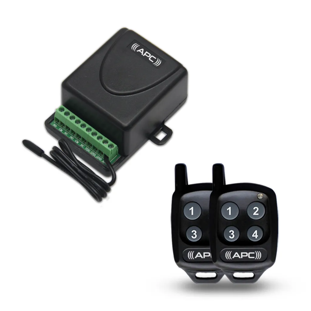Receiver & Two Remote Combo - Remotes, Keypads & Access Control Accessories