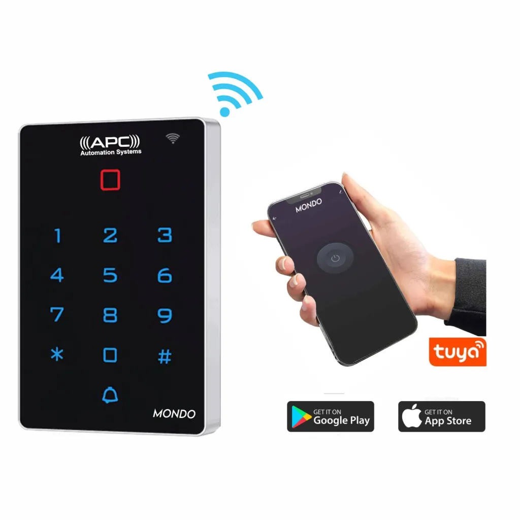 Wi-Fi Keypad with APP Control and Swipe Tag Reader Access Control ...
