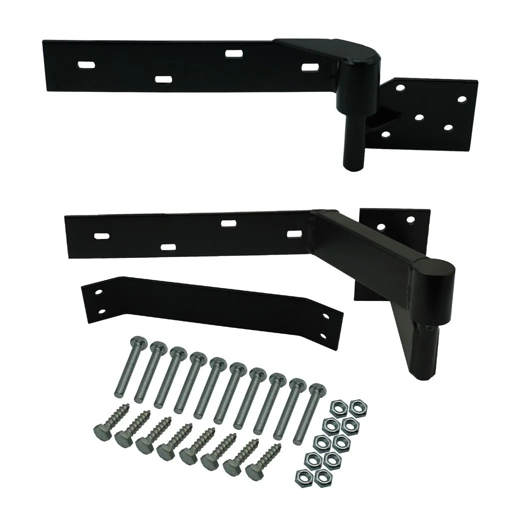 Rising Gate Hinges Right Side Heavy Duty with Support Bracing - GATE ...