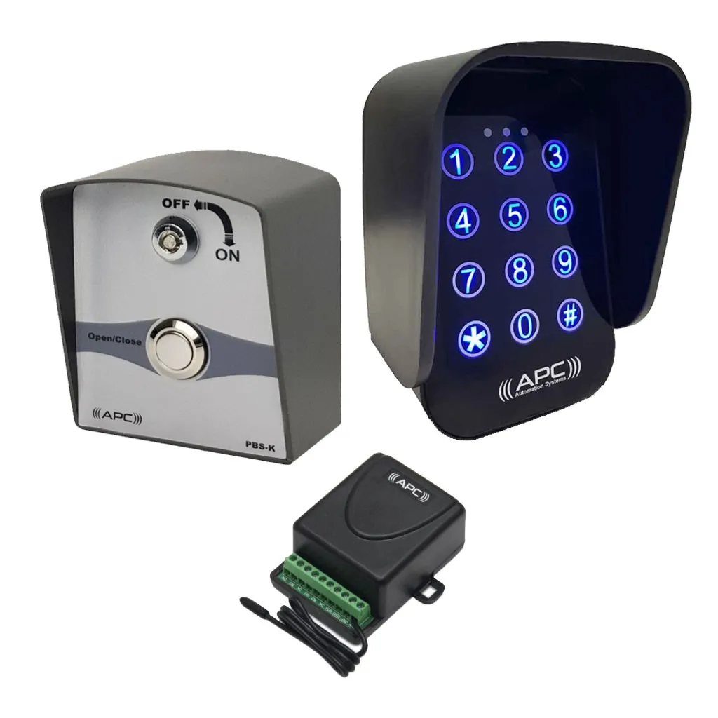 APC Wireless Keypad and Wireless Single Push Button Switch with ...
