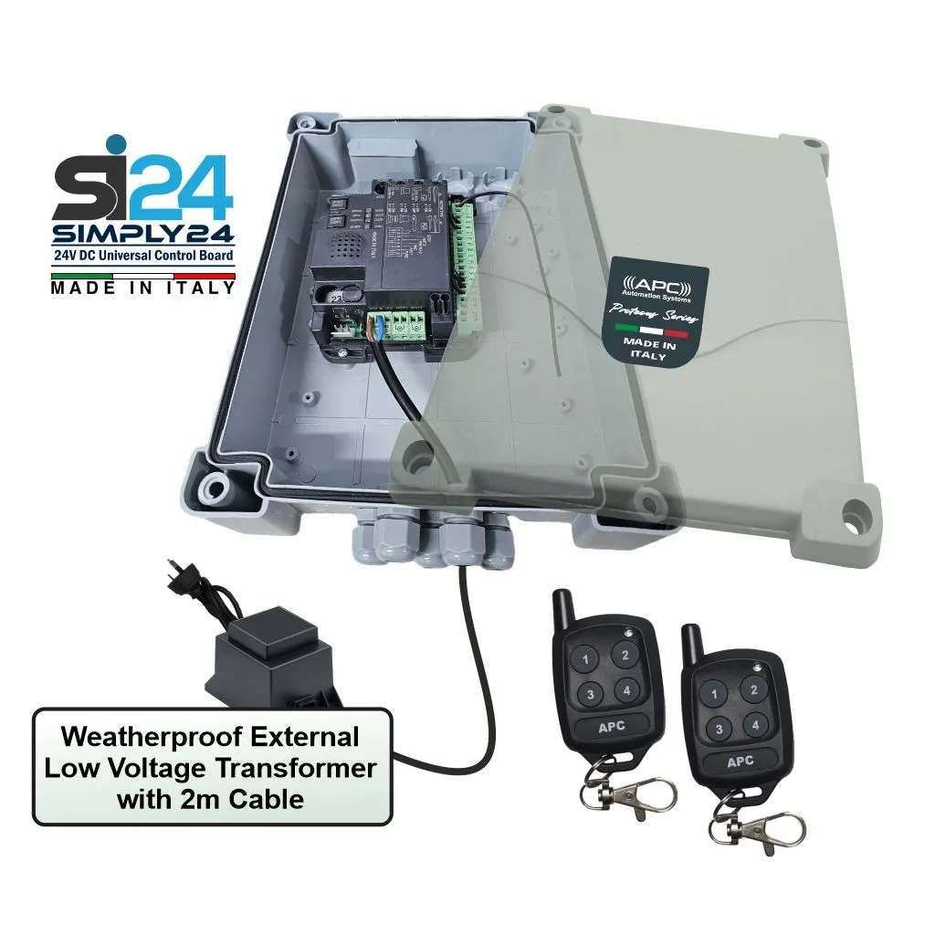 APC Simply 24 Universal Control Box with External 24V Transformer, 2m ...