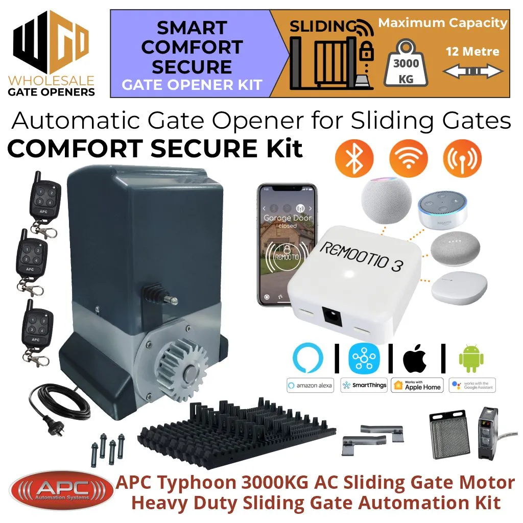 Commercial Grade Sliding Gate Automation | 3000kg Sliding Driveway Gate ...