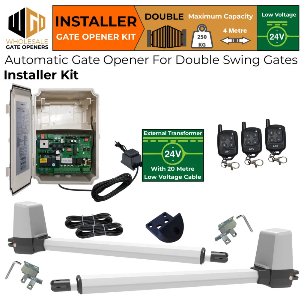 Double Swing Gate Automation Installer Kit Electric Electric Gate Automation System - SWING GATE ...