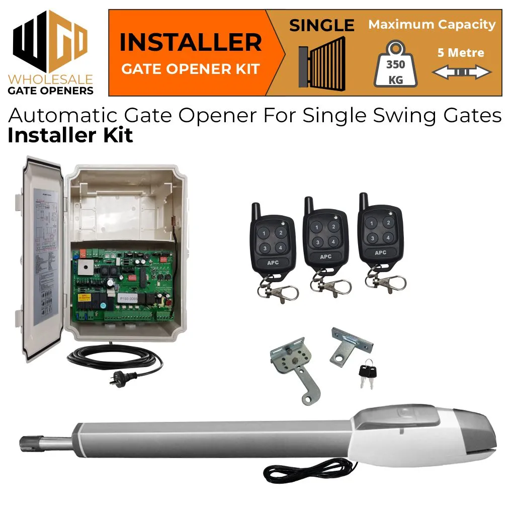 Single Swing Gate Opener Kit for Automatic Driveway With T750TL Motor