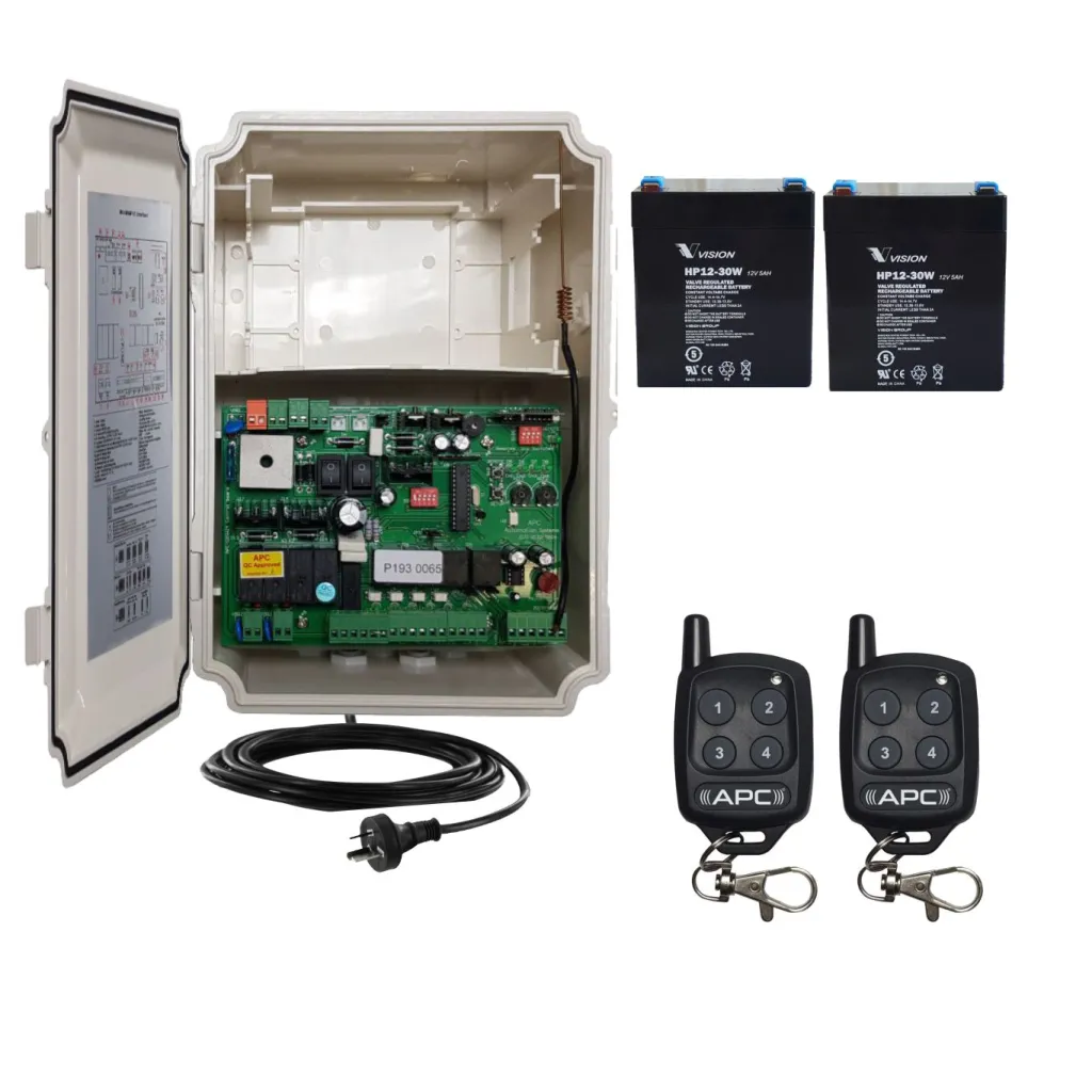 APC 24V DC Swing Gate Control Box Kit - Gate Automation Spares