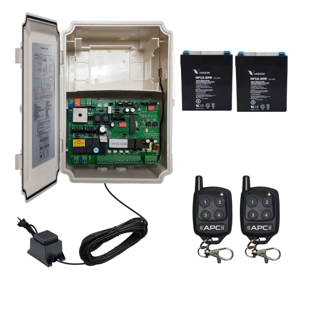 APC 24V LV Swing Gate Control Box Kit - Gate Automation Spares