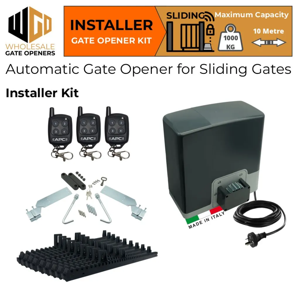 Automatic Electric Sliding Gate Automation Super Duty Kit | P1000 IK